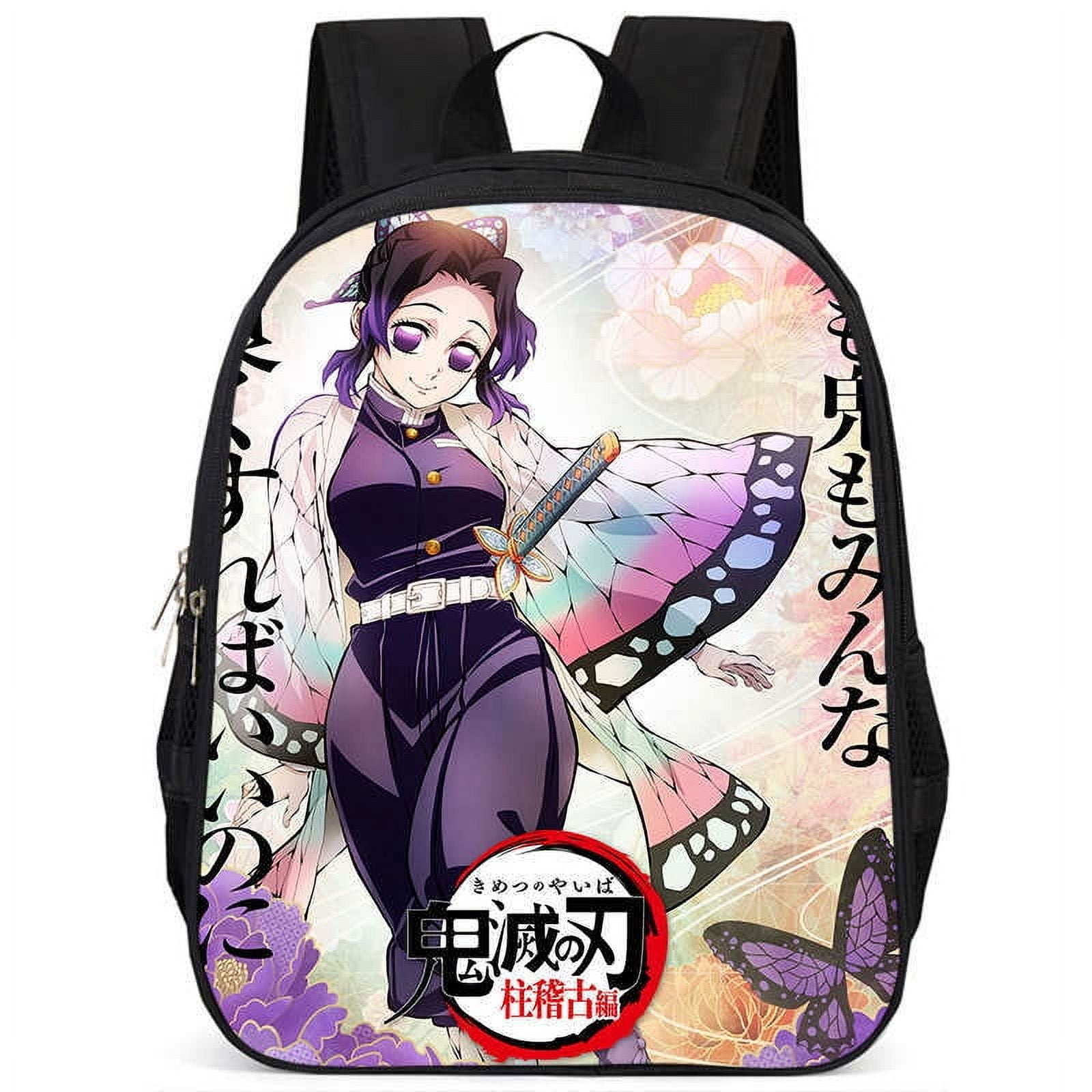 Anime Print Demon Slayer Schoolbag Large Capacity School Backpack ...