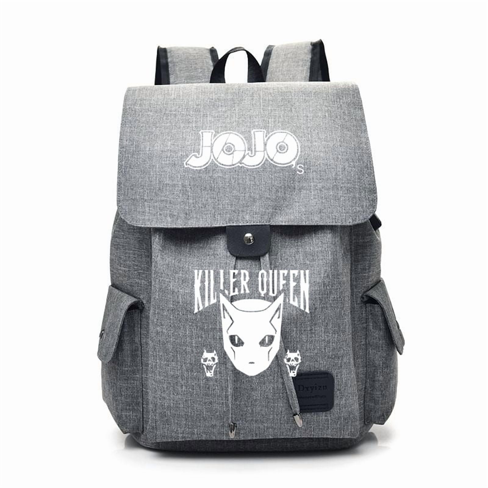 Anime Print JoJo's Bizarre Adventure Schoolbag Cartoon Simple Large ...
