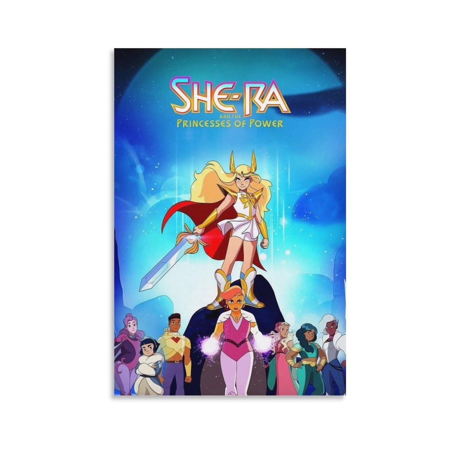 Anime She Ra And The Princesses Of Power Poster 2 Canvas Wall Art Print ...