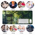 Anime Rainy Forest Bus Stop Mouse Pad 31.5 x 11.82 Inches Rubber Desk ...