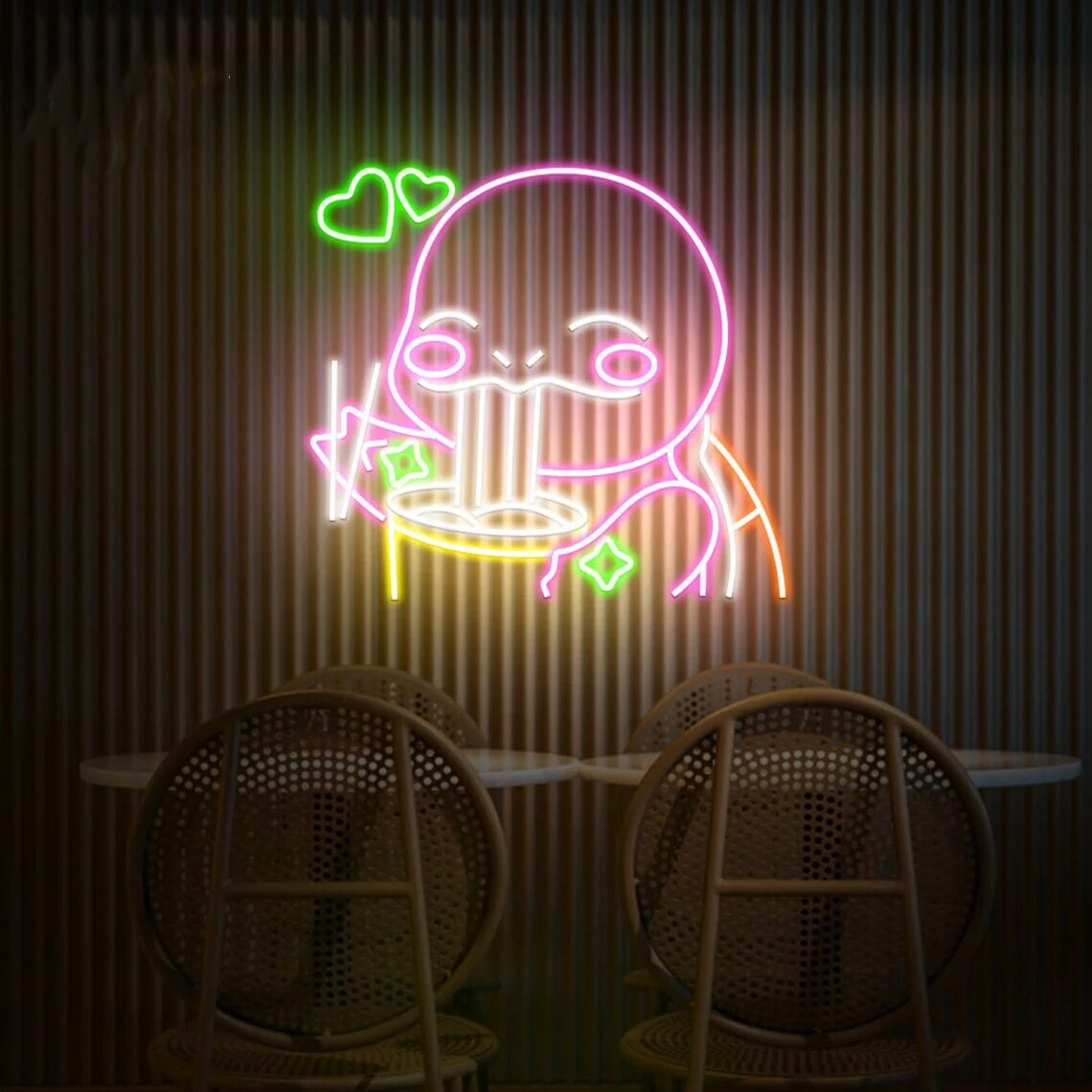 Anime Ramen Neon Sign Custom Anime Neon Sign Noodles Neon Wall Decor ...