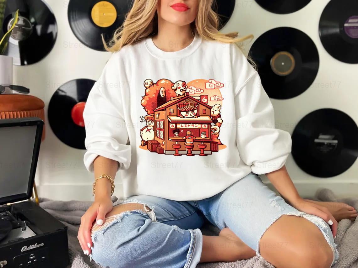 Anime Ramen Shop Sweatshirt for Otakus Who Love Noodles, for men ...
