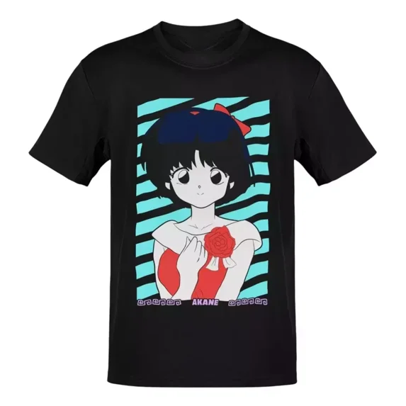 Anime Ranma 1/2 Ranma Light Blue Stripes T-Shirt Size S-5XL, Gift For ...