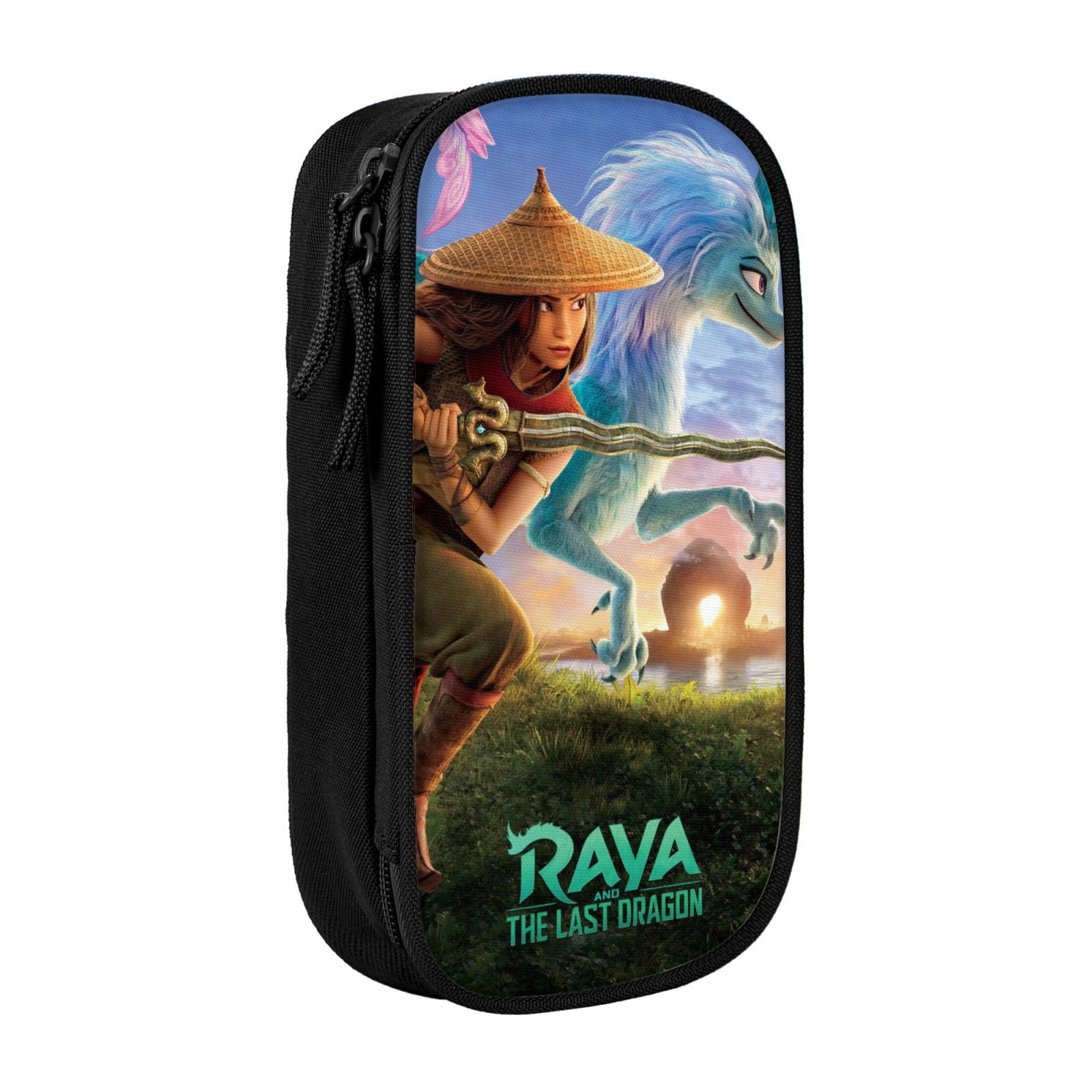 Raya and Last Drago Pencil Pouch Case Makeup Bag Zipper Cosmetic Bag ...