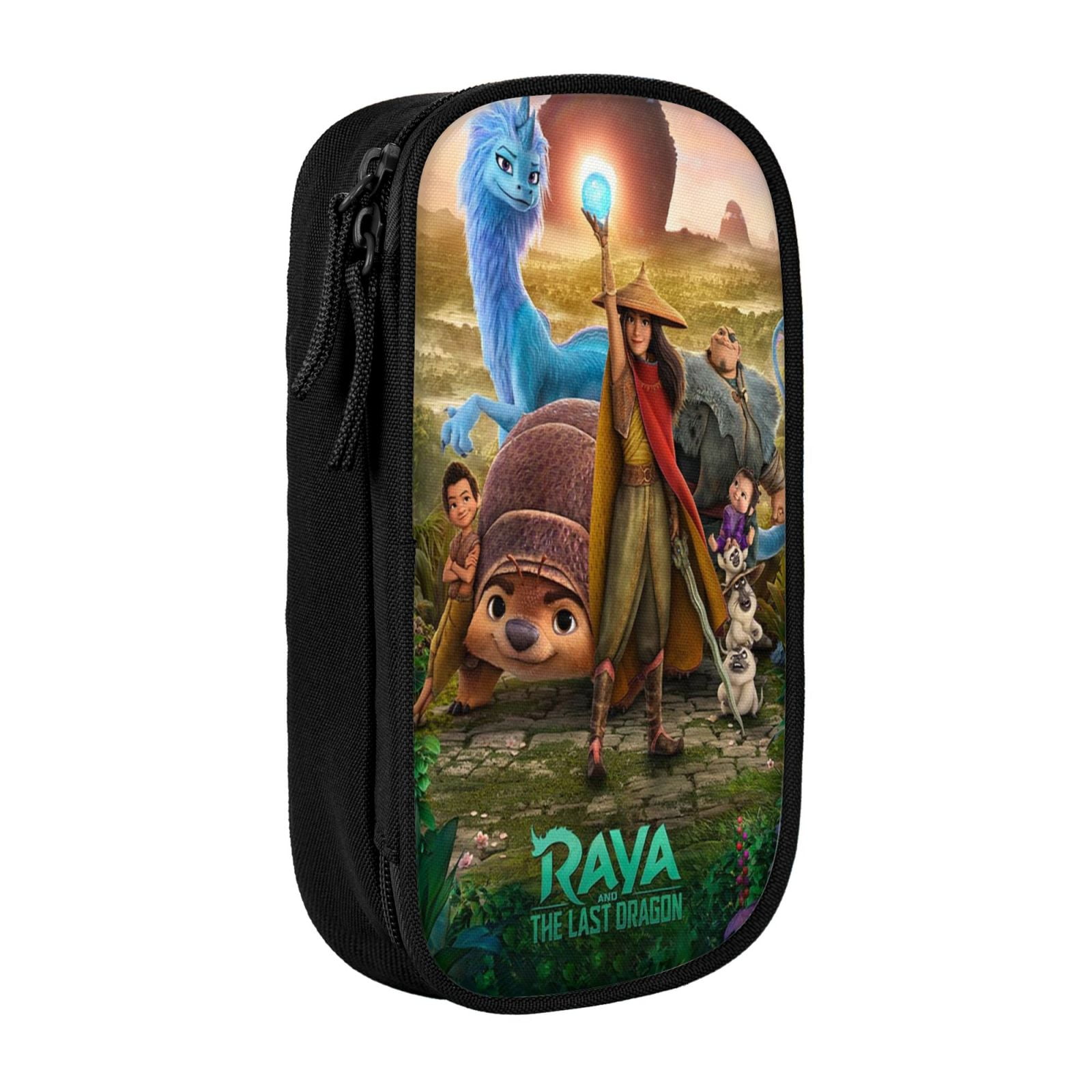 Raya and Last Drago Pencil Pouch Case Makeup Bag Zipper Cosmetic Bag ...