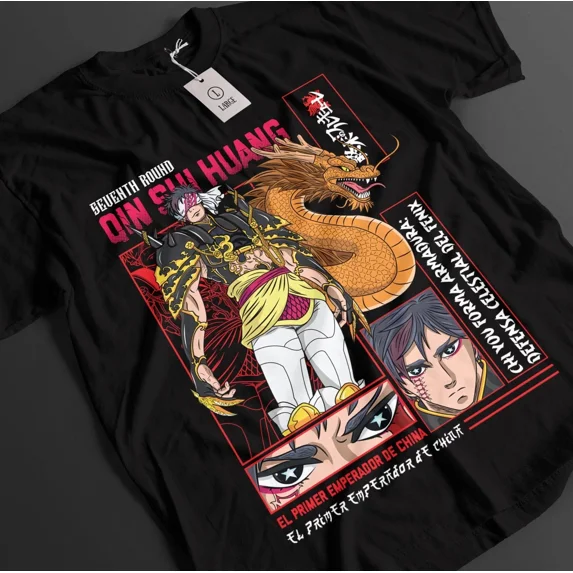 Anime Record Of Ragnarok Shi Huang Dragon Automata Black T-Shirt, Gift ...