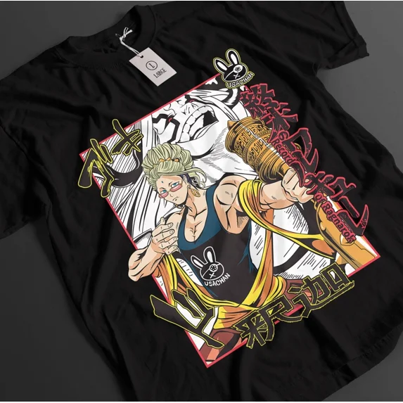 Anime Record Of Ragnarok Usachan Black T-Shirt, Gift For Otaku ...