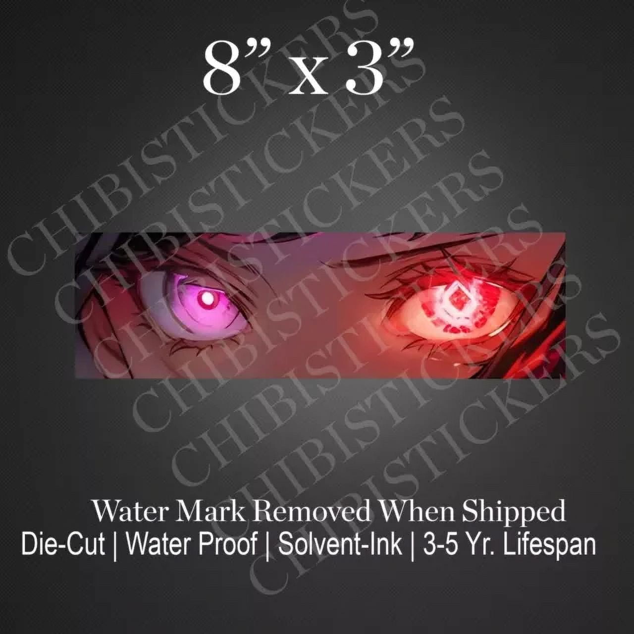 Anime Red Eyes Slap Sticker Vinyl Sticker Waterproof Car Decal Anime ...
