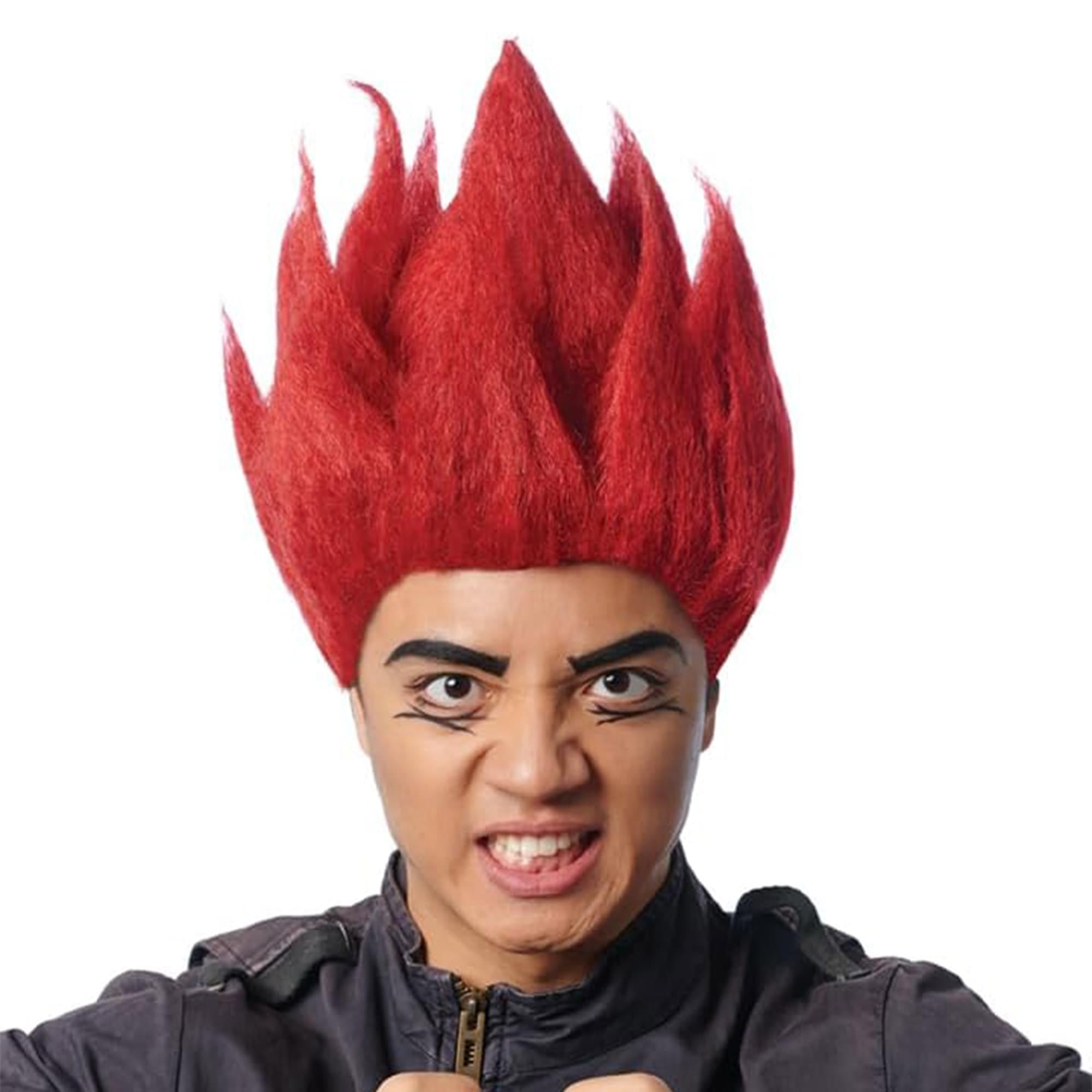 Anime Red Riot Adult Red Costume Wig - Walmart.com