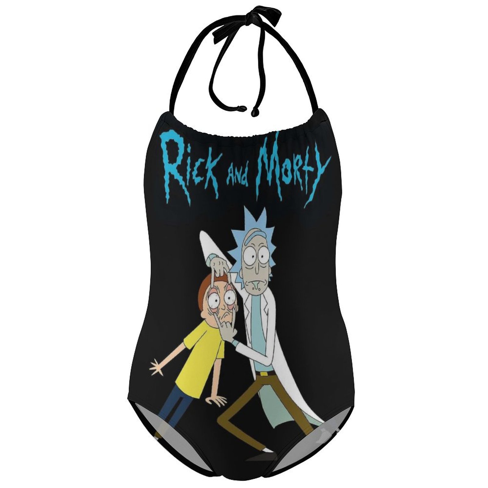 Anime Rick And Morty Girls One-piece Swimsuit Summer Kid's Beach ...