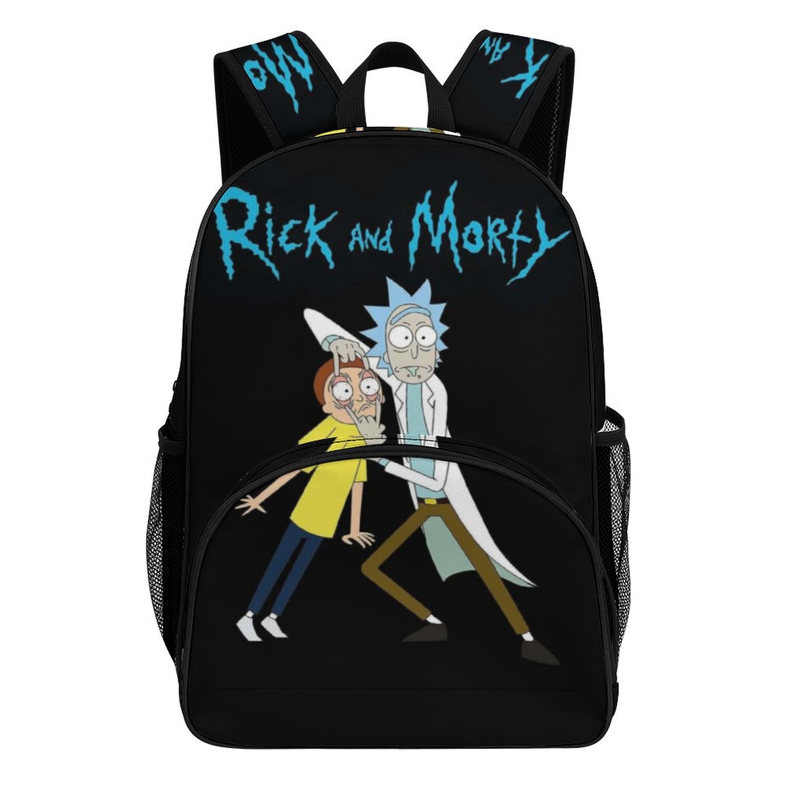 Anime Rick And Morty Laptop Backpack Daypack Student Schoolbag Bookbag ...