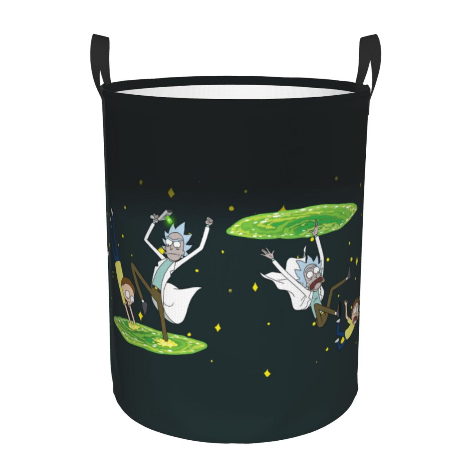 Anime Rick And Morty Laundry Basket Room Decor for Boys Cute Cartoon ...