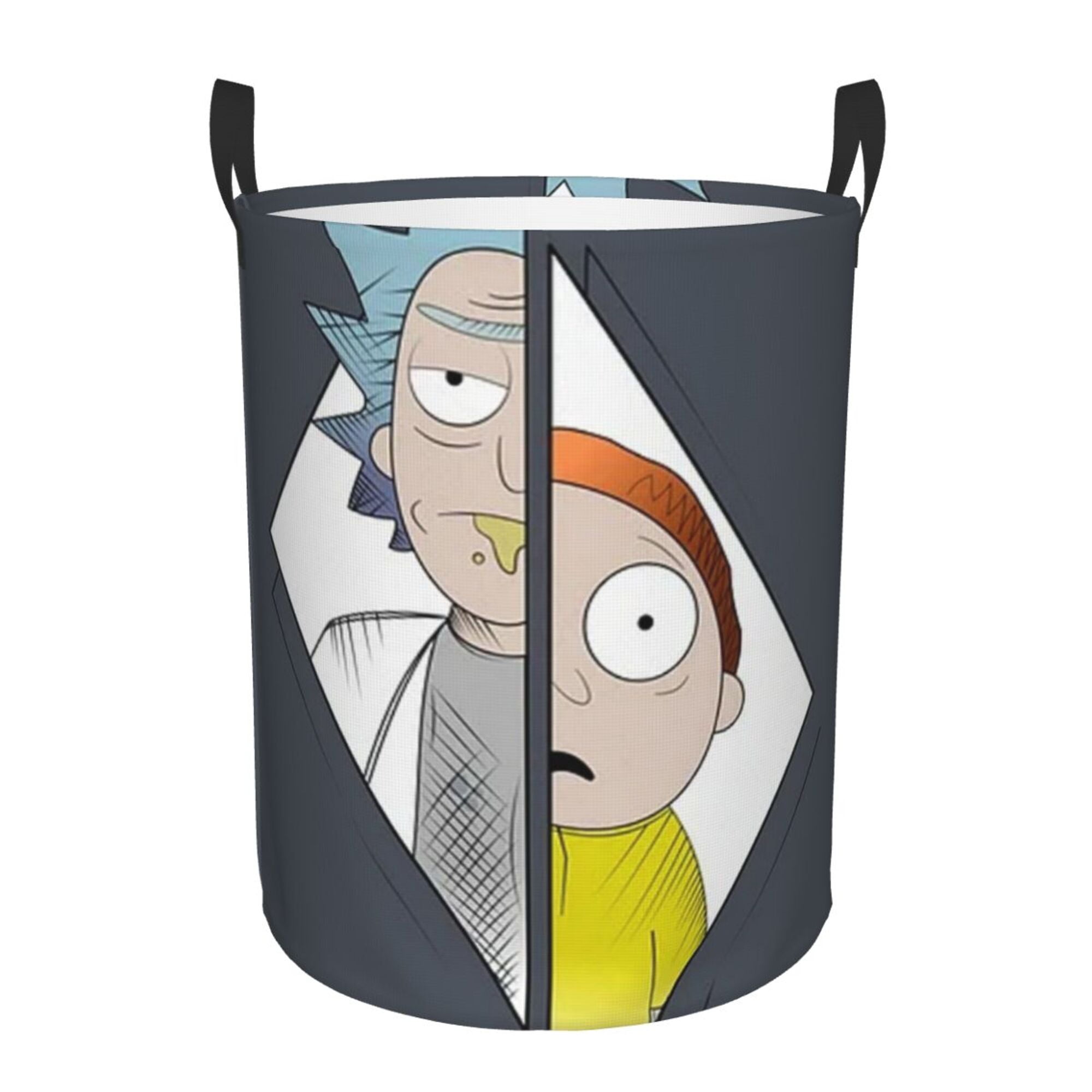 Anime Rick And Morty Laundry Basket Room Decor for Boys Cute Cartoon ...
