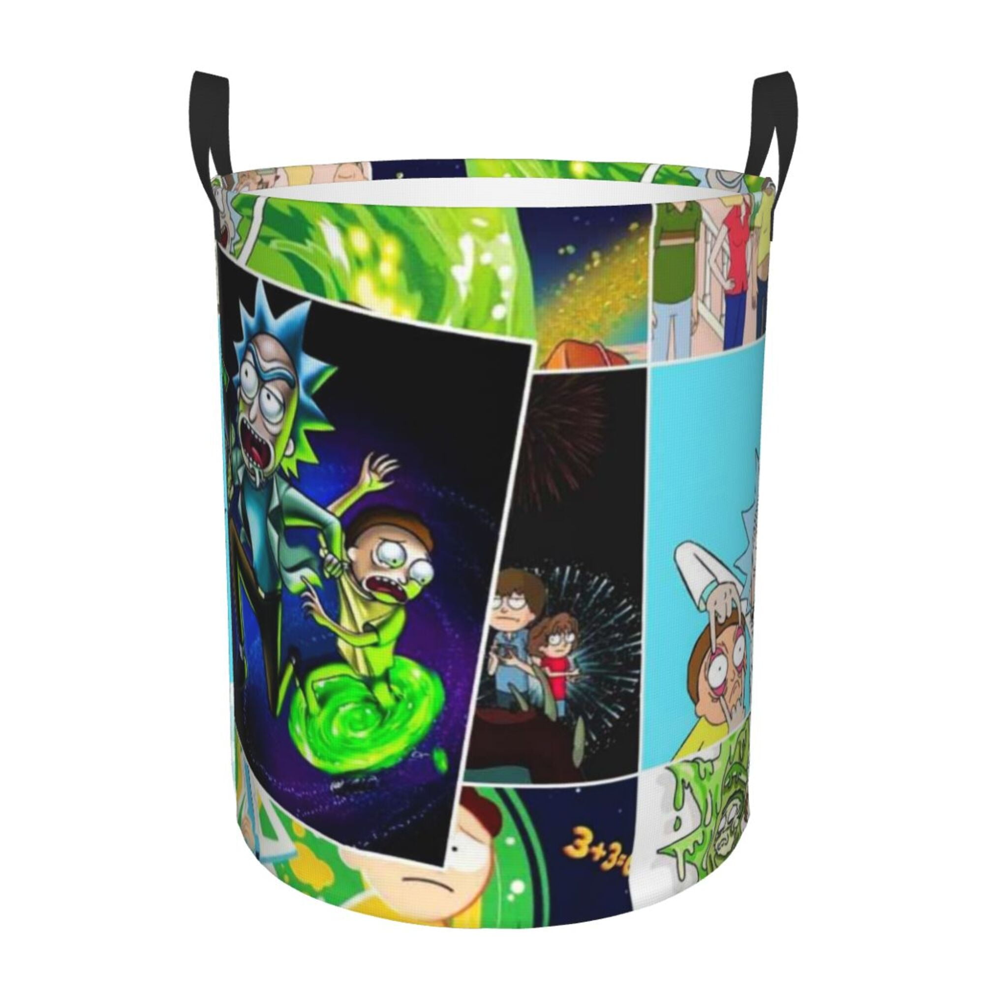 Anime Rick And Morty Laundry Basket Room Decor for Boys Cute Cartoon ...