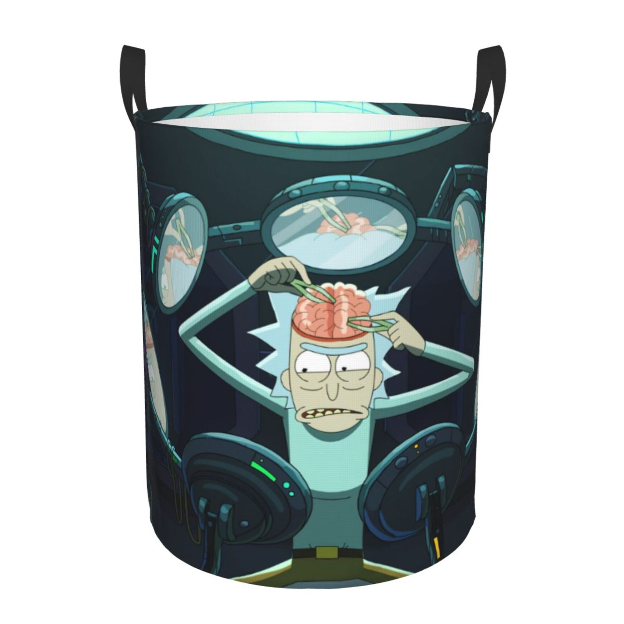 Anime Rick And Morty Laundry Basket Room Decor for Boys Cute Cartoon ...