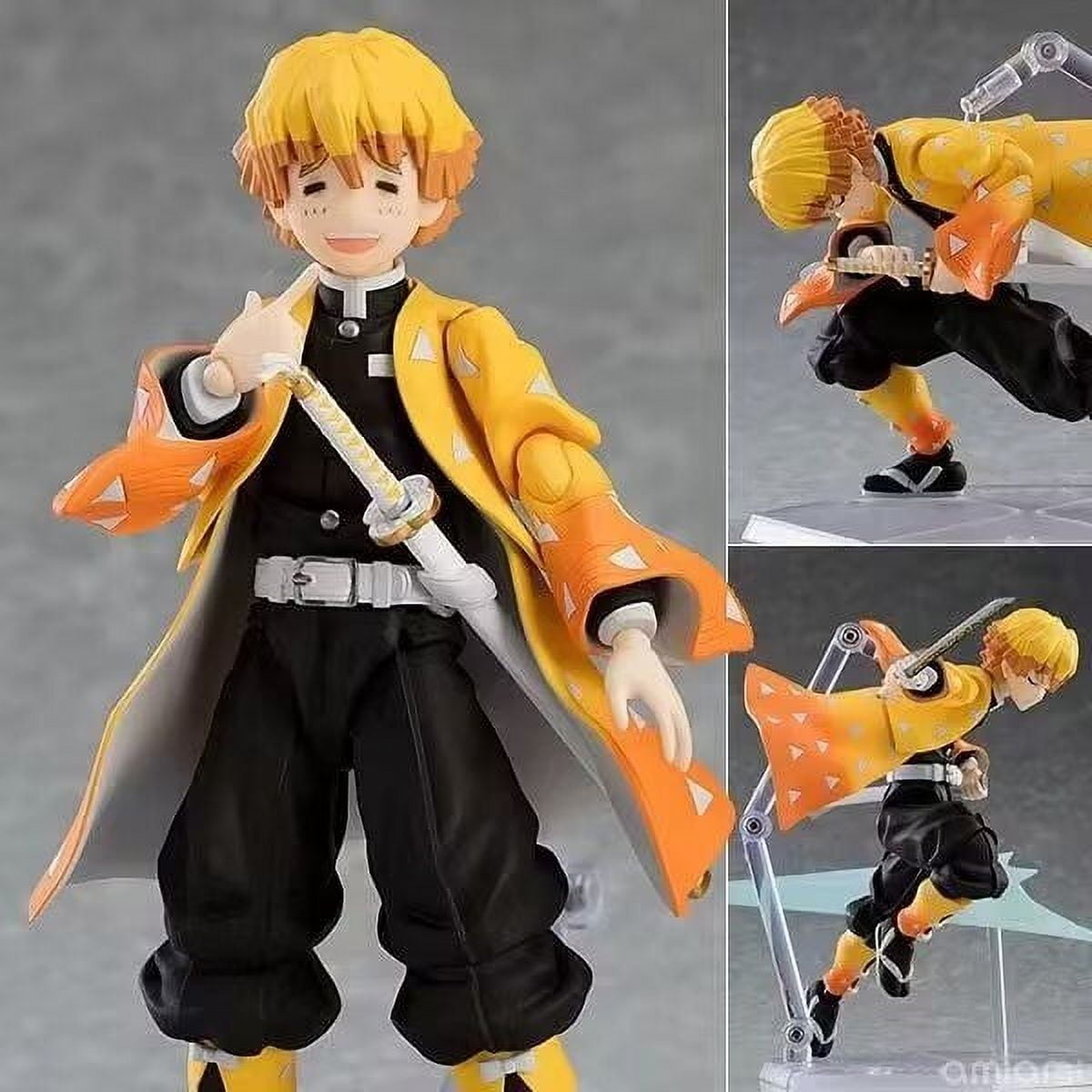 Anime Room Decor Zenitsu Agatsuma Demon Slayer DX Edition Figma Figure ...