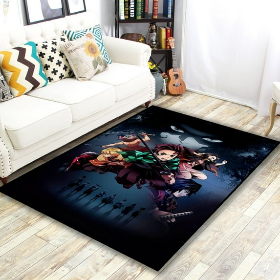 Anime Rug Thickened Non-slip Locking Edge Large Size Area Rug, Anime ...