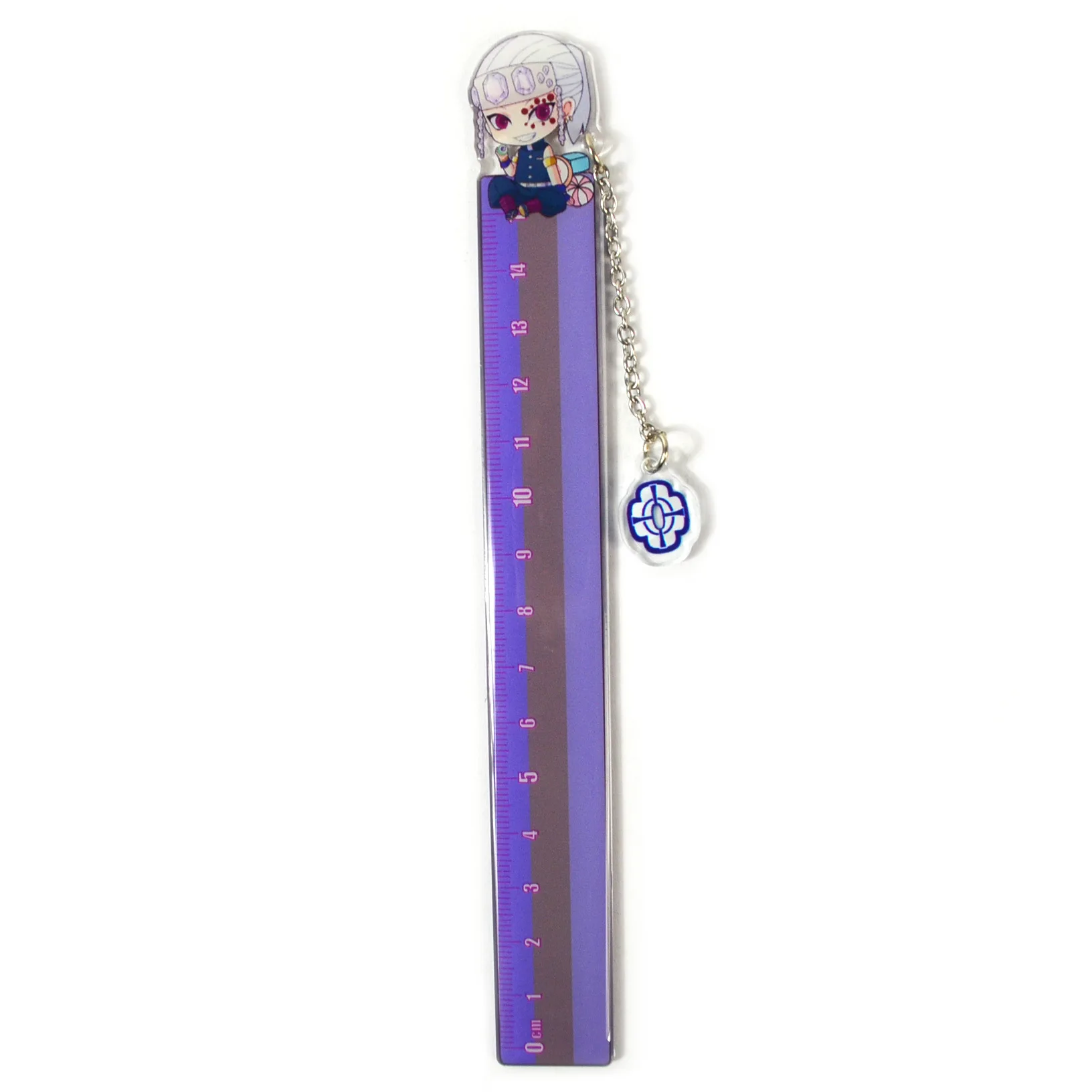 Anime Ruler Kamado Tanjirou Nezuko Kawaii Figure Straight Ruler Drawing ...