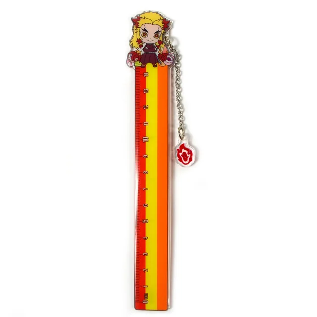 Anime Ruler Kamado Tanjirou Nezuko Kawaii Figure Straight Ruler Drawing ...