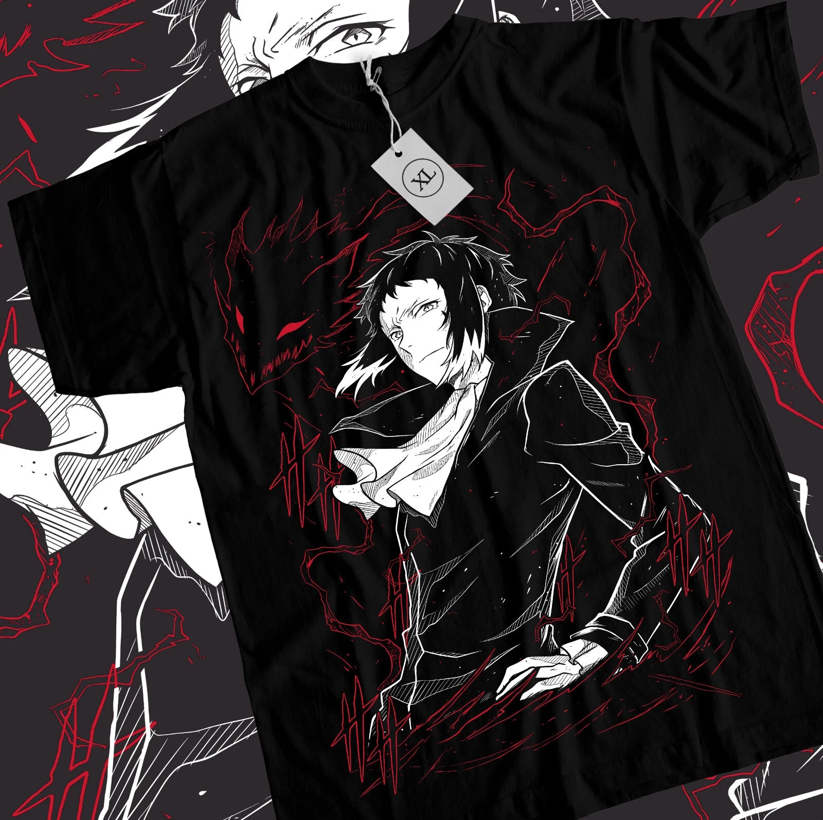 Anime Ryunosuke Akutagawa T-shirt Manga Shirts Men Women Unisex #4 ...