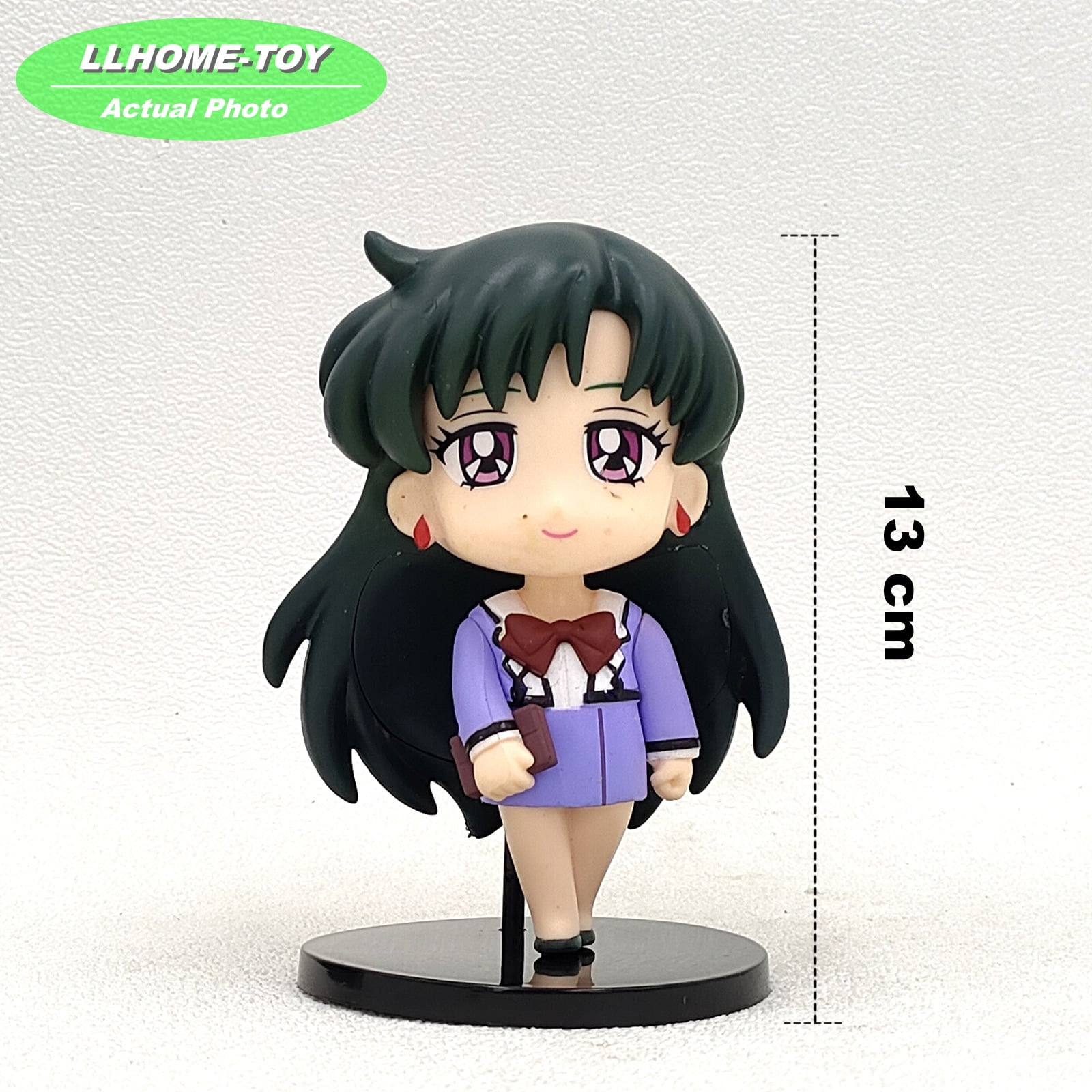 Anime SMLA Sailor Mars Hino Rei big eye cute Figure toy Gift cake ...