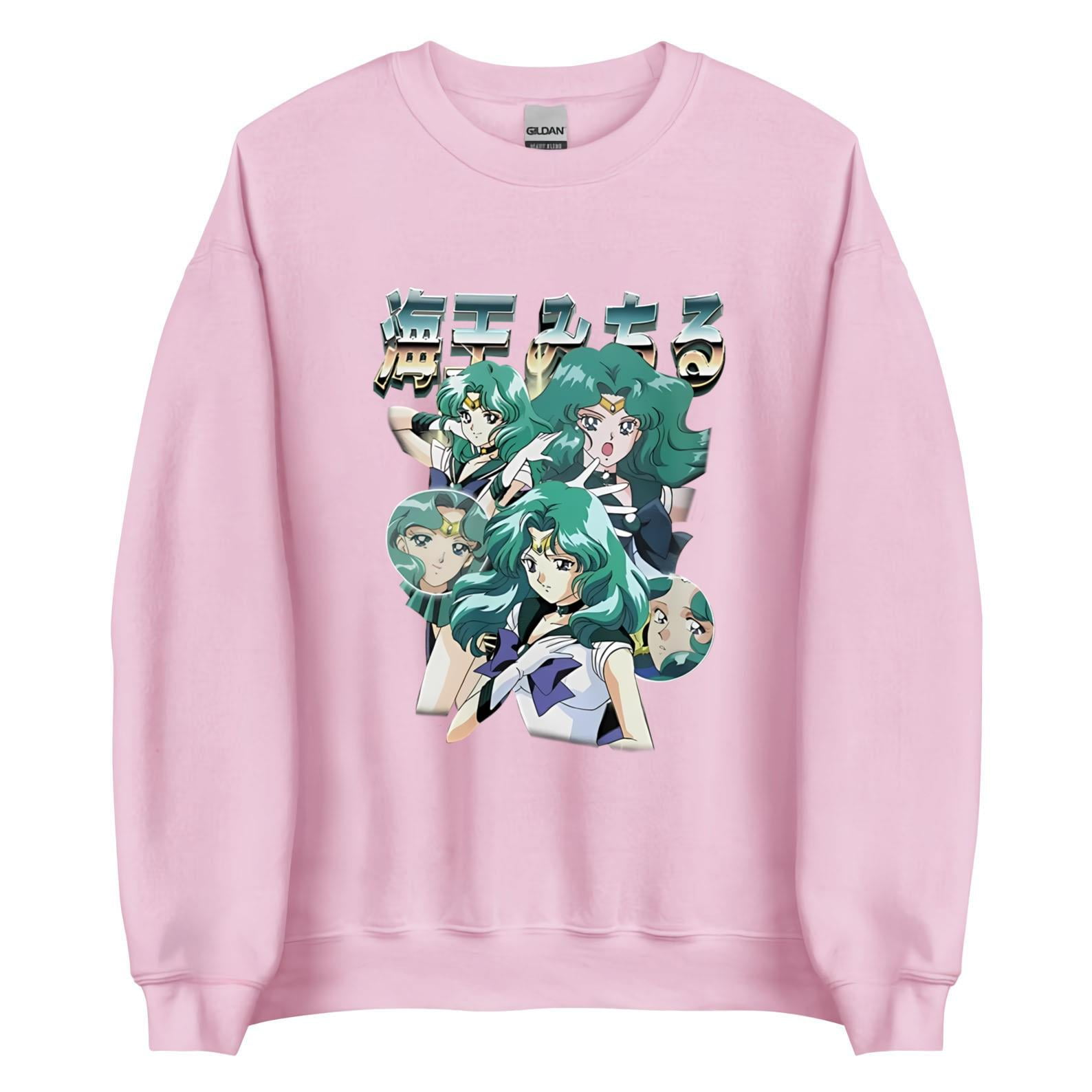 Anime Sailor Neptune Graphic Tee, Retro 2000s Style Shirt - Walmart.com