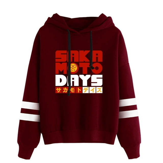 Anime Sakamoto Days Merch Hoodies Pocketless Parallel Bars Sleeve ...