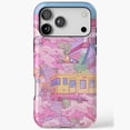 Anime Sakura Train Scenery Phone Case iPhone 17 to 11 Pro Max - Walmart.com