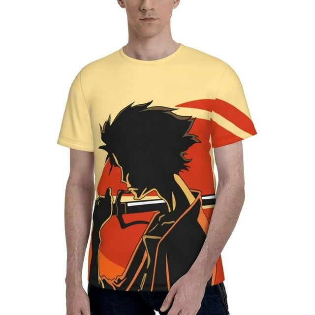 Anime Samurai Champloo Shirt Short Sleeve Cosplay T-Shirts Crew Neck 3D ...