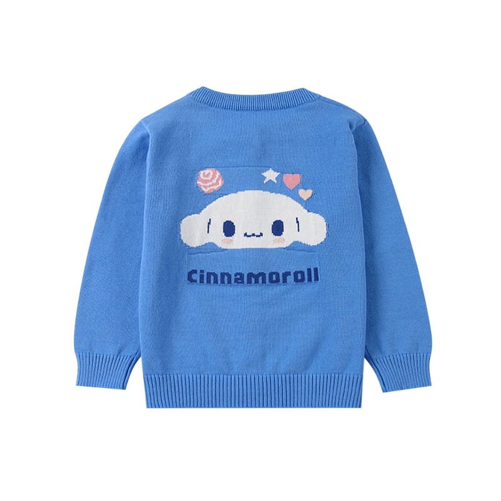 Anime Sanrio Autumn Children Sweater Cartoon My Melody Knitwear ...