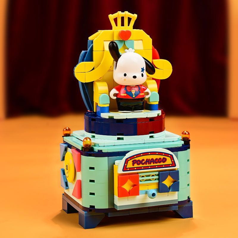 Anime Sanrio Character Pochacco Kuromi Pom Pom Purin Circus Building ...