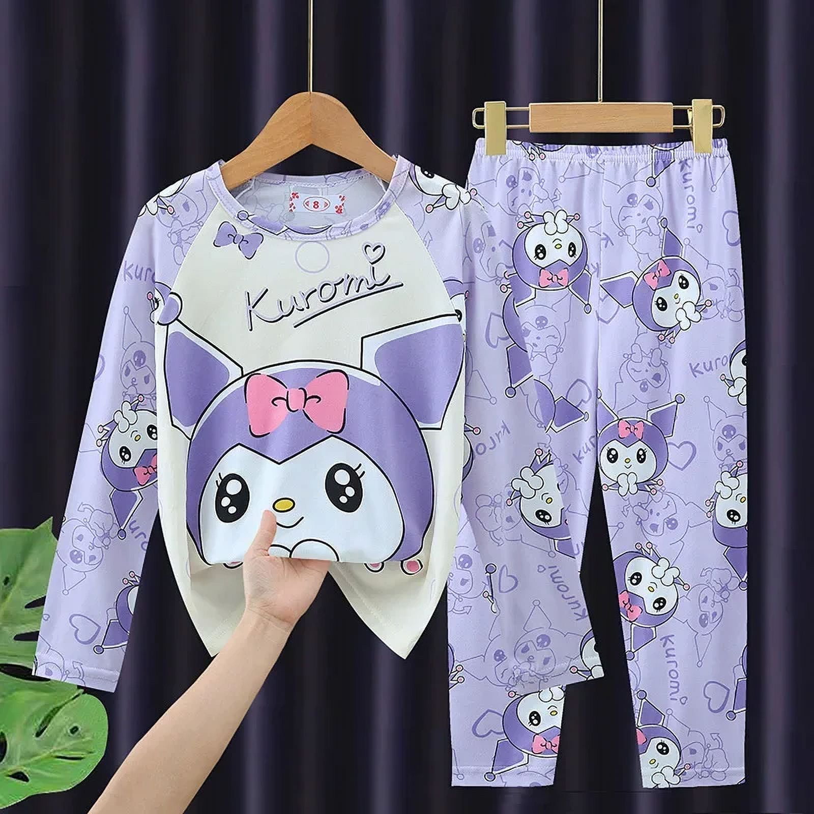 Anime Sanrio Cinnamoroll Kuromi My Melody Children Pajamas Casual ...