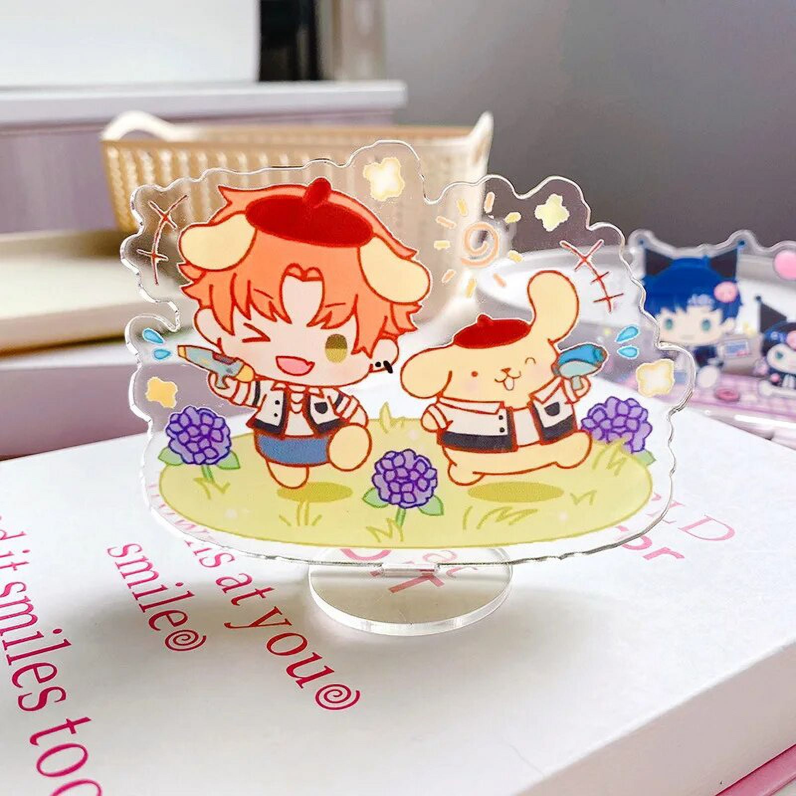 Anime Sanrio Desktop Inspirational Stand Card Kuromi My Melody Hello ...