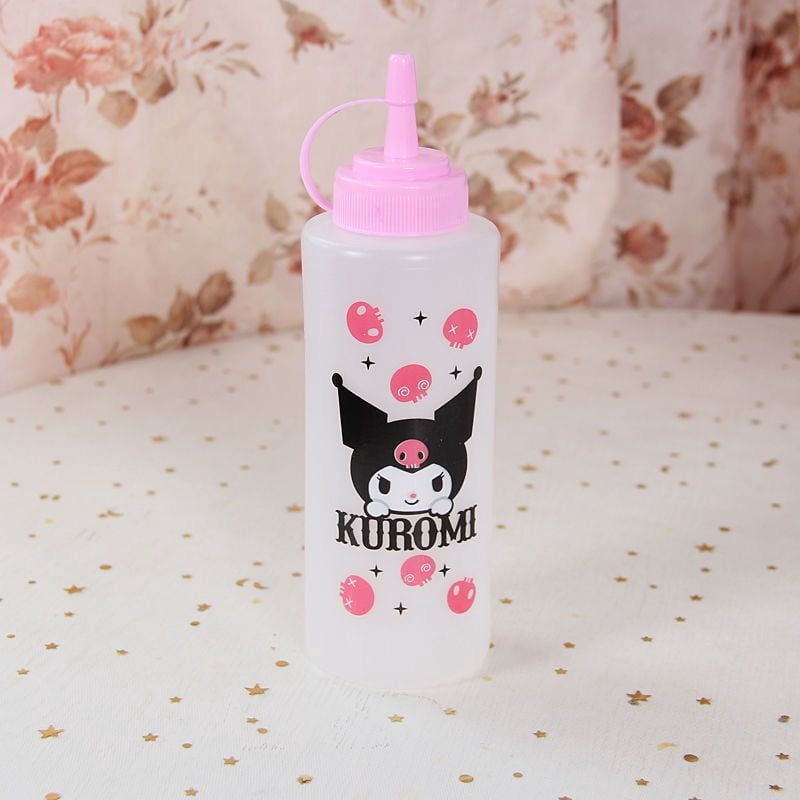 Anime Sanrio Hello Kitty Cartoon Squeeze Sauce Bottle Plastic Sauce ...