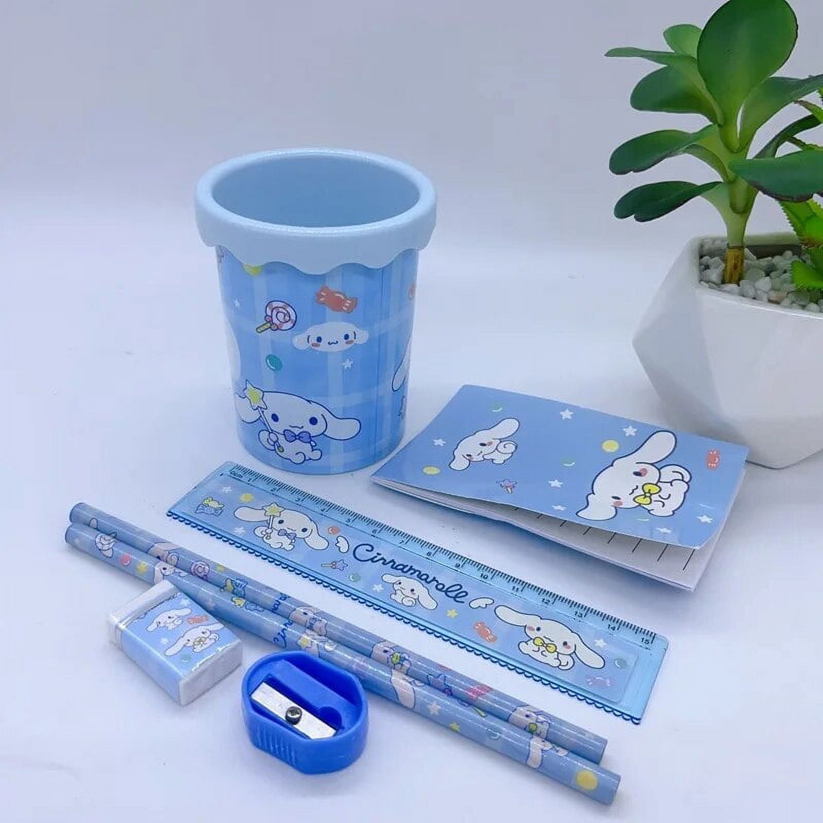Anime Sanrio Hello Kitty Kuromi Cinnamoroll Stationary Set Cartoon Cute ...