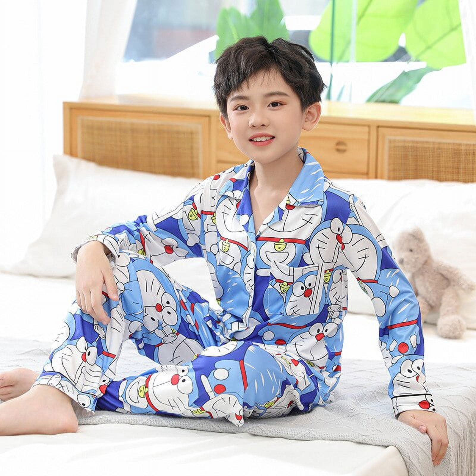 Anime Sanrio Hello Kitty Kuromi Pochacco Y2K Children Fall Pajamas ...