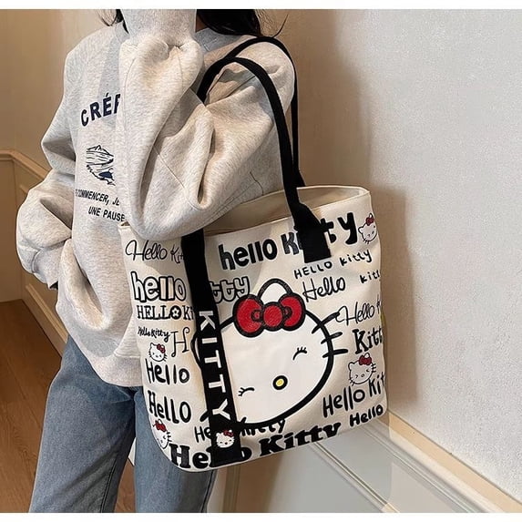 Anime Sanrio Hello Kitty Shoulder Handbag Backpack Schoolbag Holiday ...
