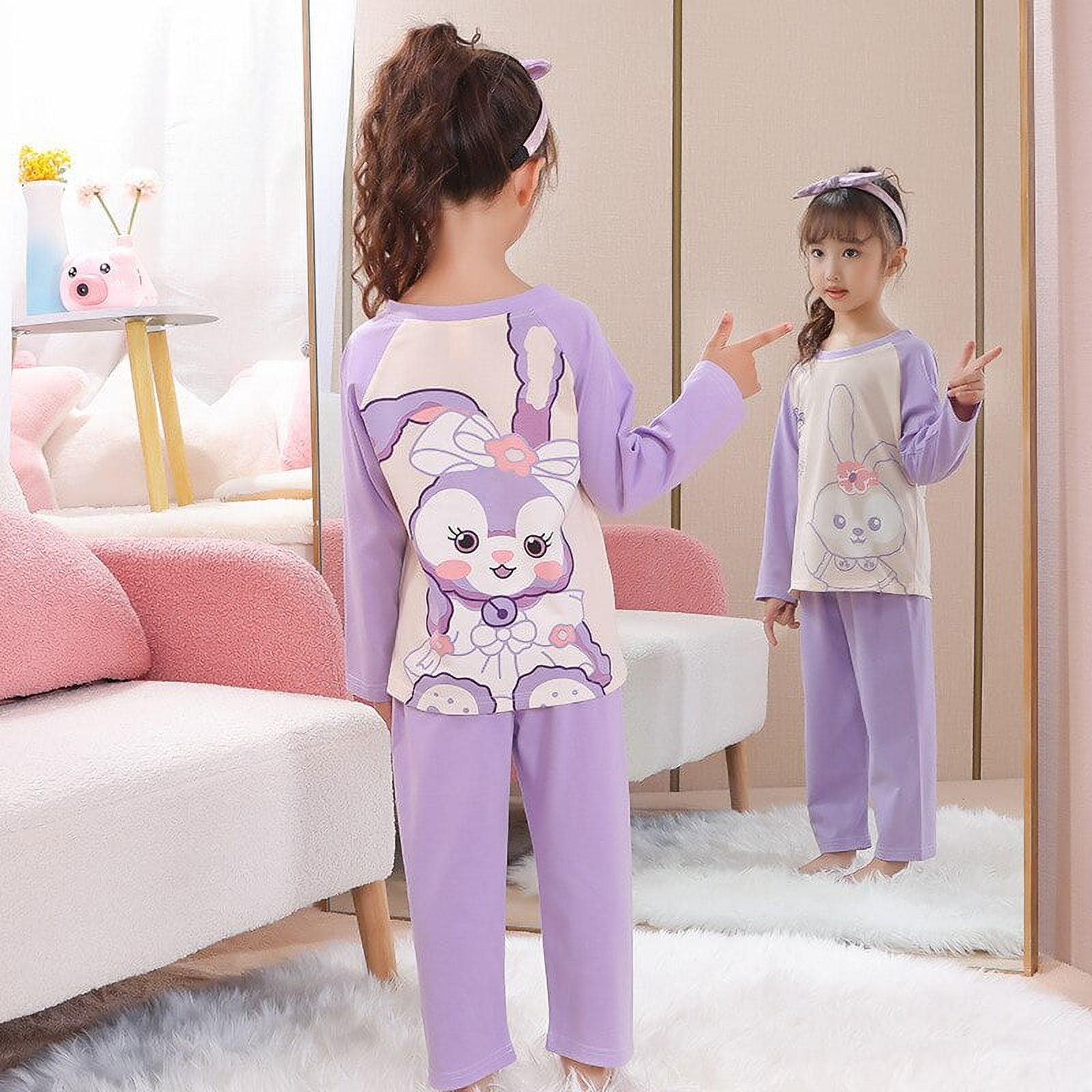 Anime Sanrio Kuromi Hello Kitty Fall Children Pajamas Cartoon My Melody ...