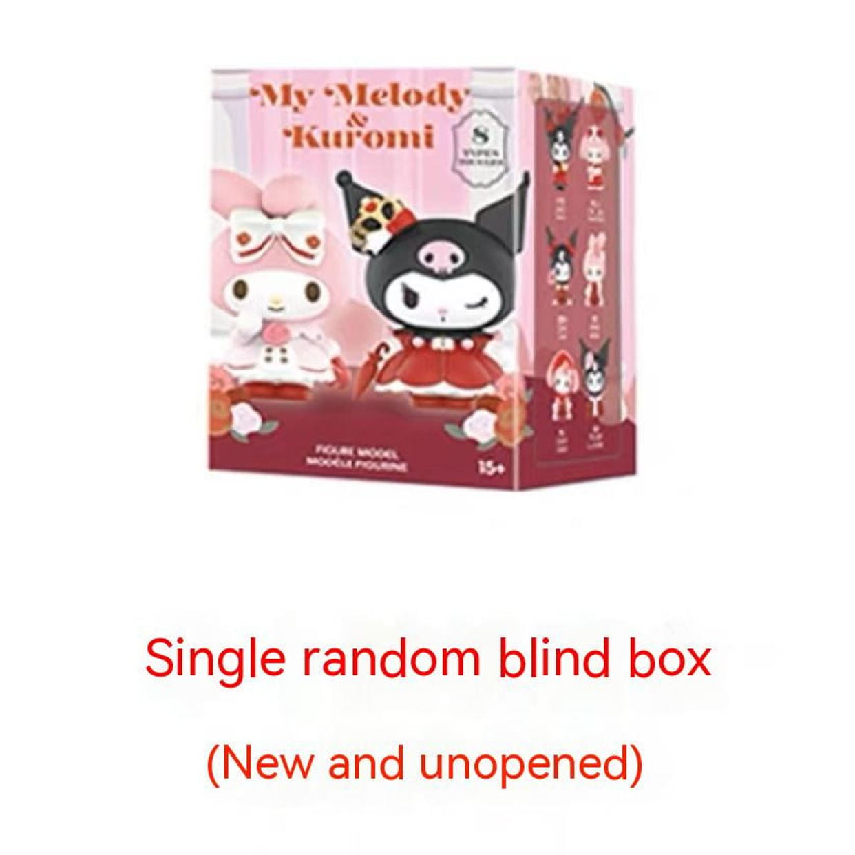 Anime Sanrio My Melody Kuromi Blind Box Rose And Earl Series Action ...