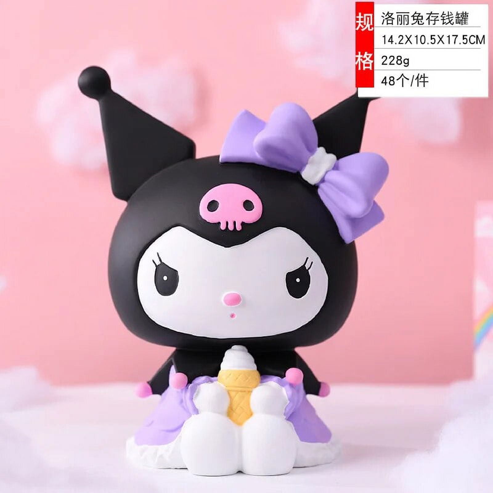 Anime Sanrio My Melody Kuromi Piggy Bank Money Saving Box Case Coins ...