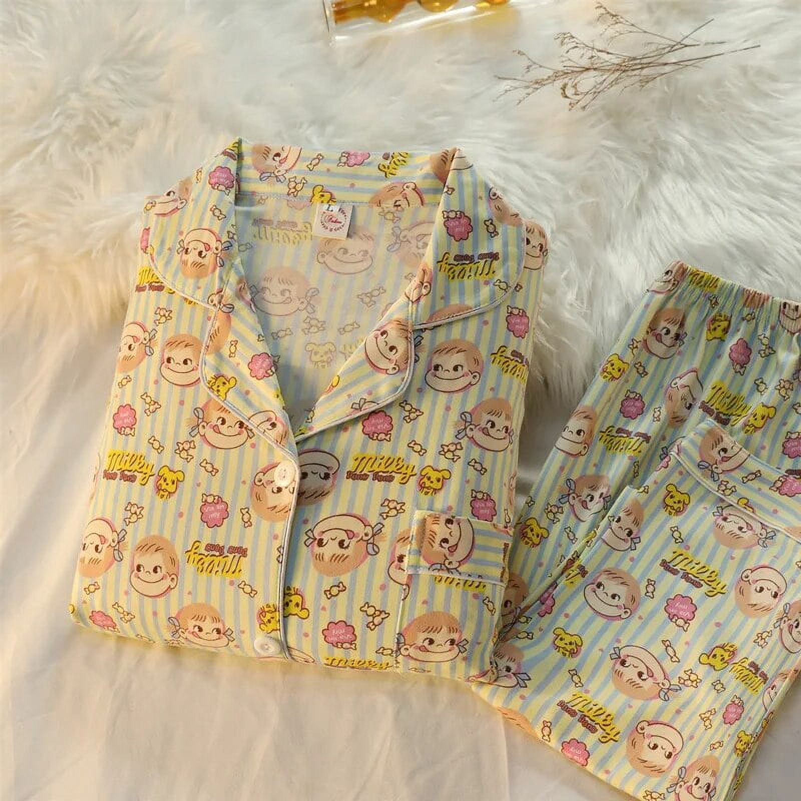 Anime Sanrio Pajamas Kawaii Y2K Hello Kitty Kuromi My Melody ...