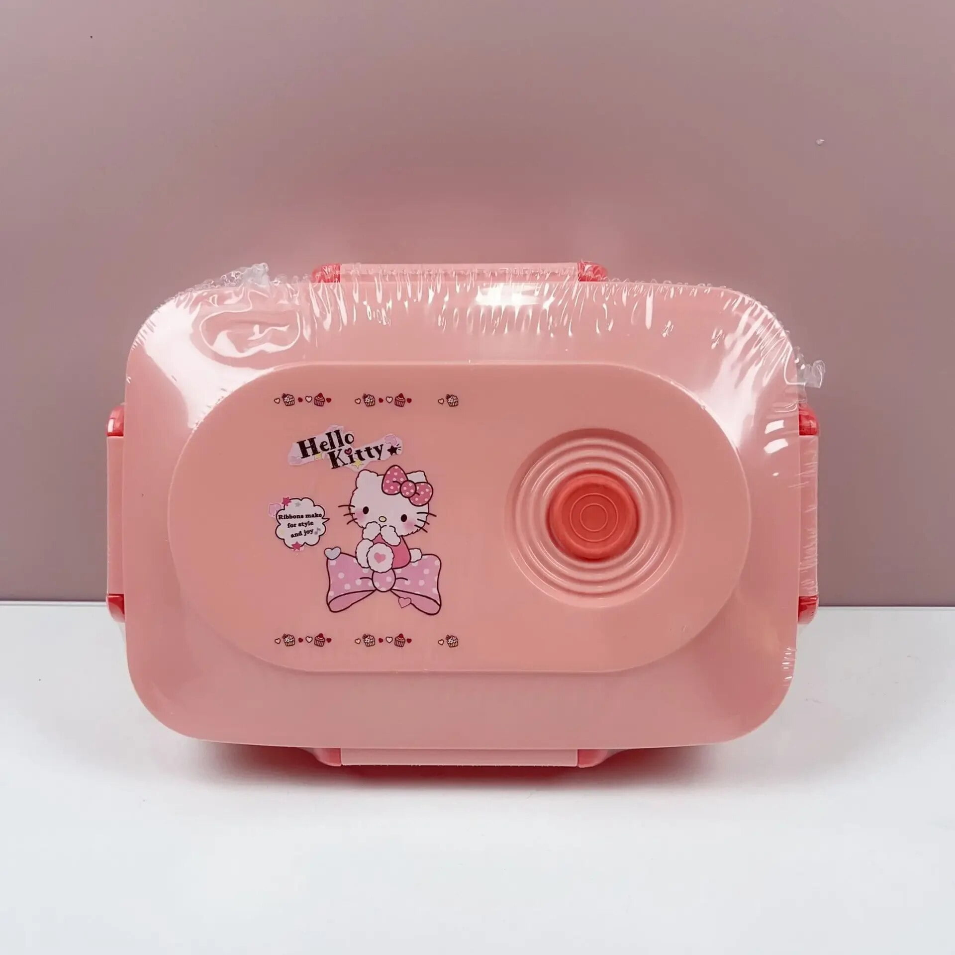 Anime Sanrio Plastic Lunch Box Hello Kitty Cinnamoroll Kuromi Large ...