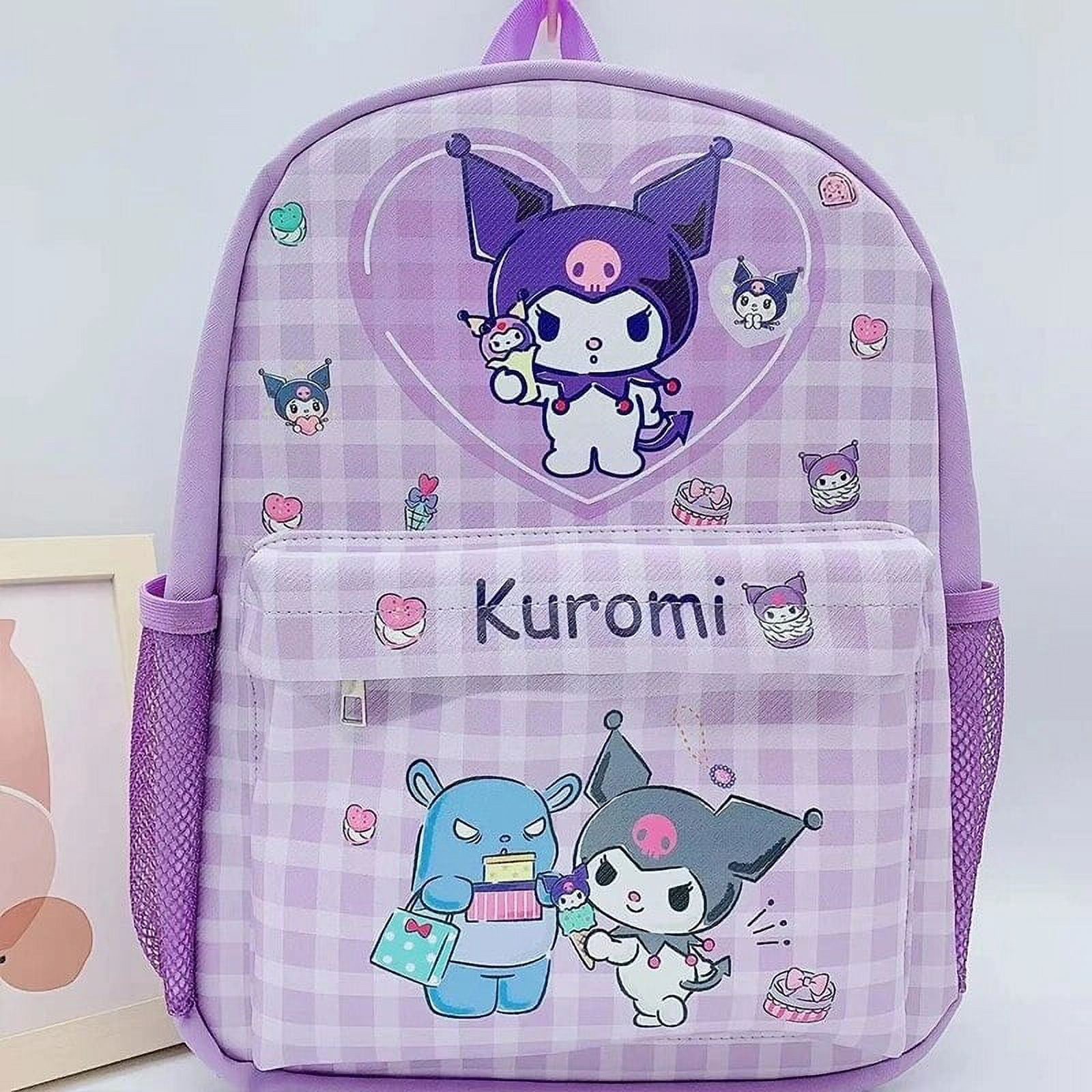 Anime Sanrio Pu Backpack shoulder bag Cinnamoroll Hello Kitty Melody ...