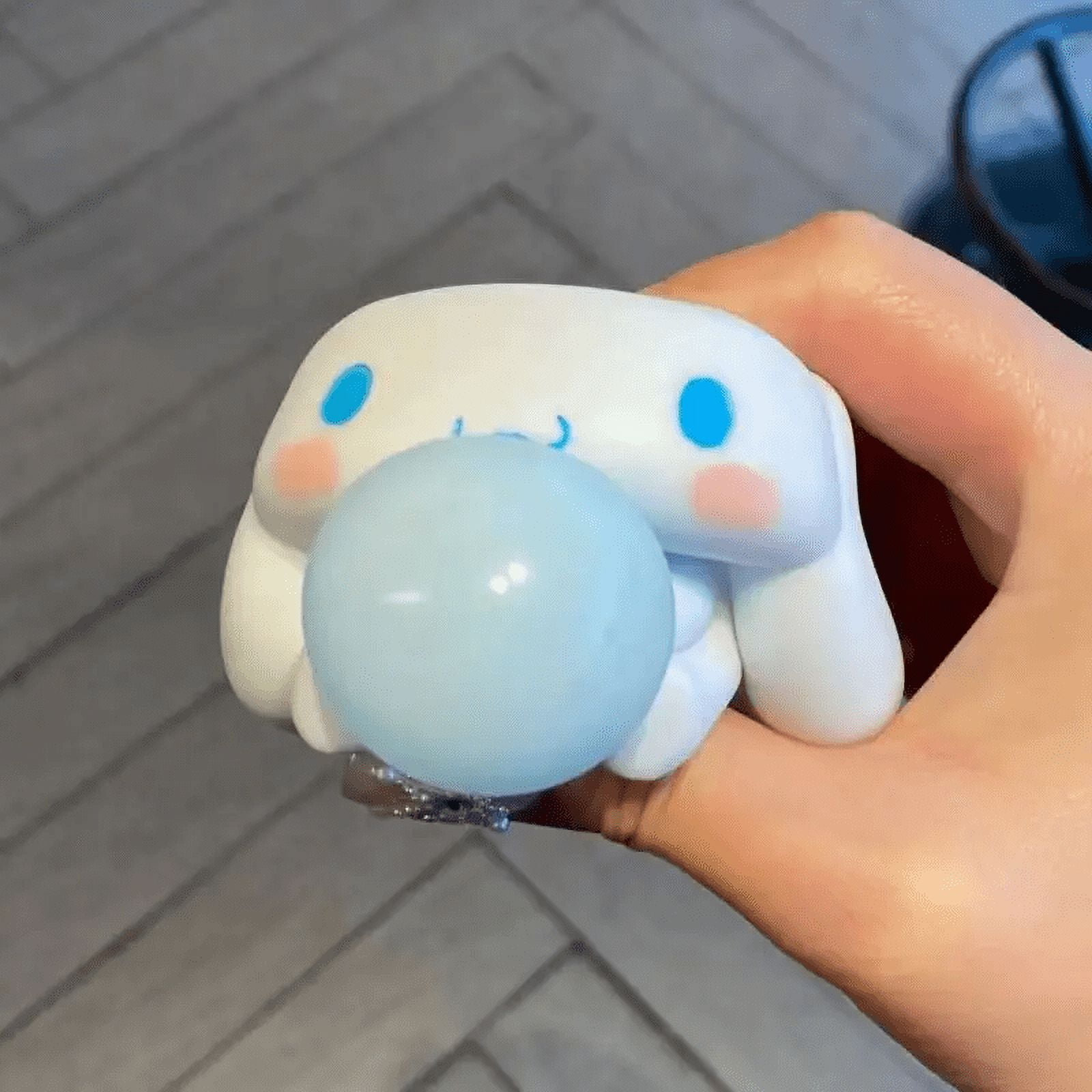 Anime Sanrio Stress Vent Relief Squishy Kuromi Melody Cinnamoroll Blow ...