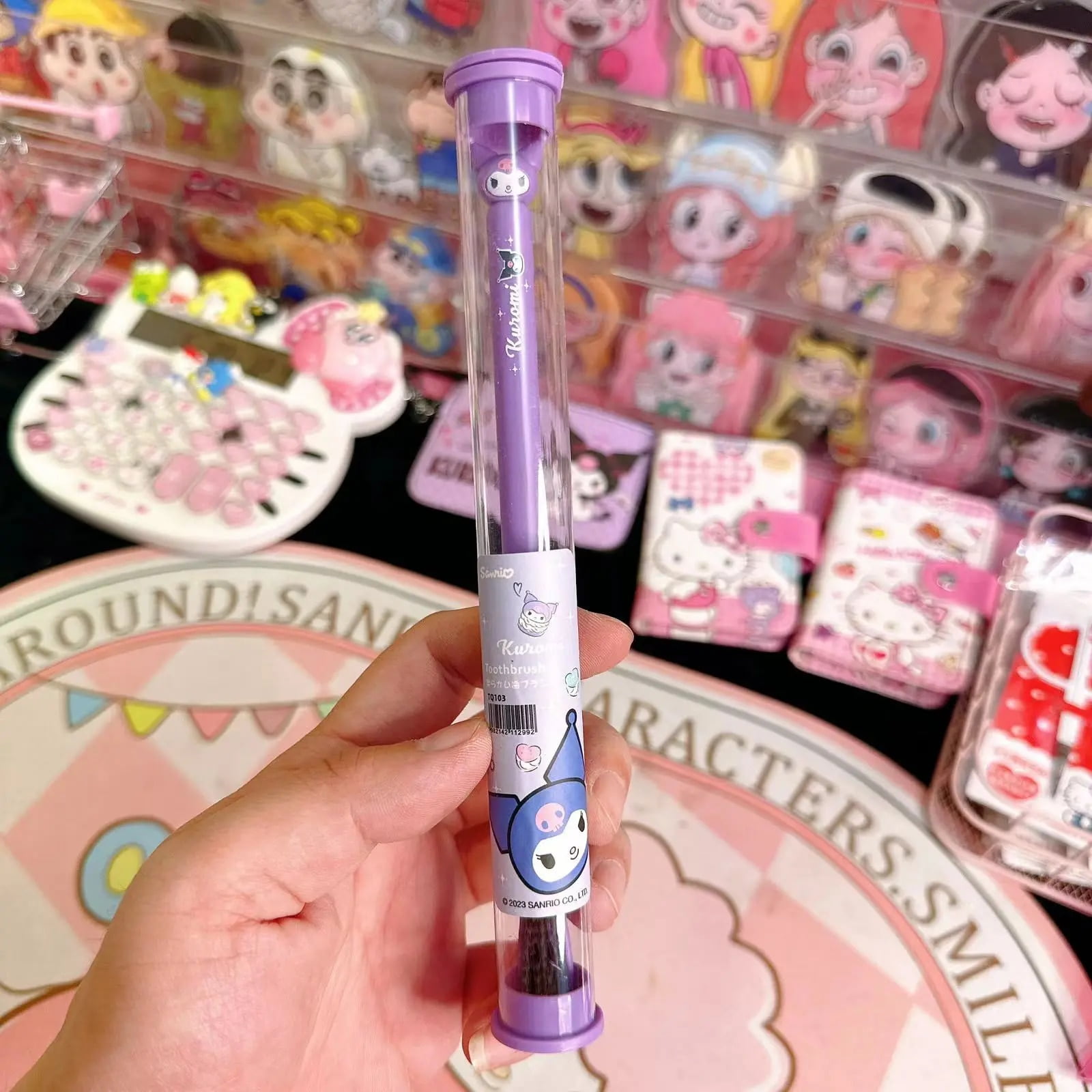 Anime Sanrio Toothbrush Hello Kitty Melody Kuromi Cinnamoroll Cartoon ...