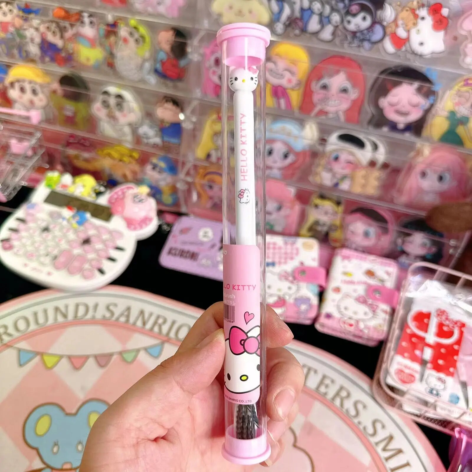 Anime Sanrio Toothbrush Hello Kitty Melody Kuromi Cinnamoroll Cartoon ...