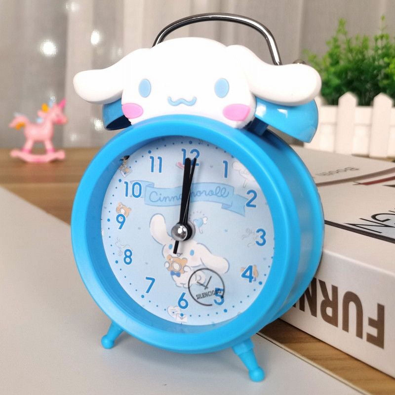 Anime Sanrioed Kittys Cartoon Doll Alarm Clock Kawaii Kuromi Kids ...
