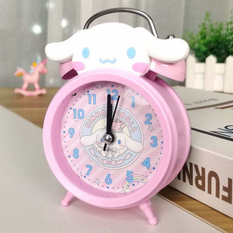 Anime Sanrioed Kittys Cartoon Doll Alarm Clock Kawaii Kuromi Kids ...