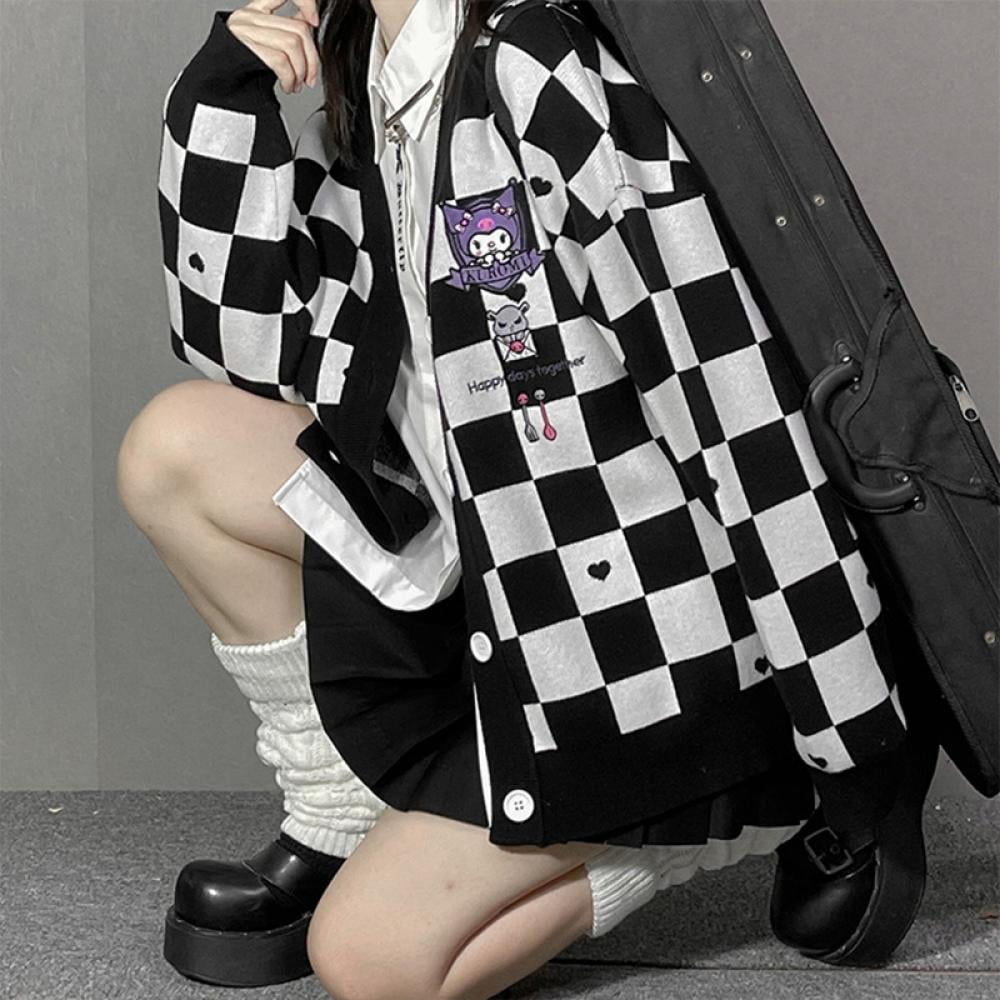 Anime Sanrioed Pompompurin Jk Cardigan Sweater Kuromi Kawaii ...