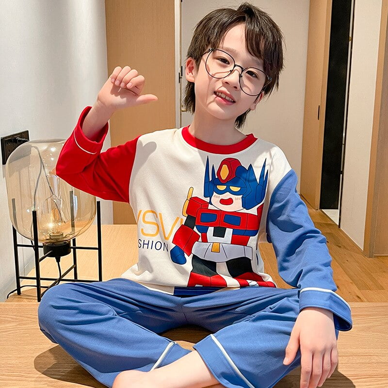 Anime Sanrios Children Cotton Pajama Set Cartoon Kuromi Hellokittys ...